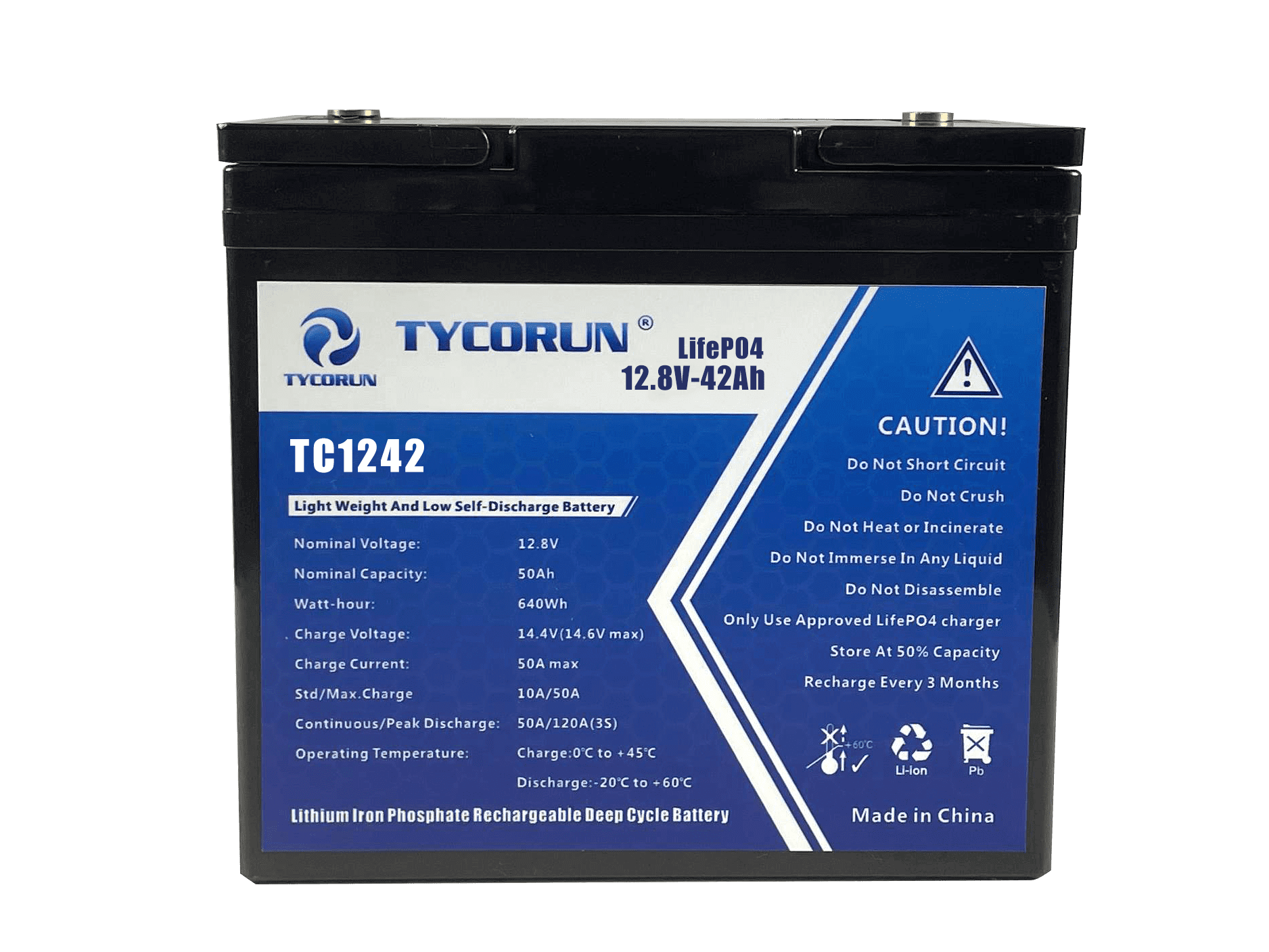 12v 42ah lithium ion battery - TYCORUN ENERGY