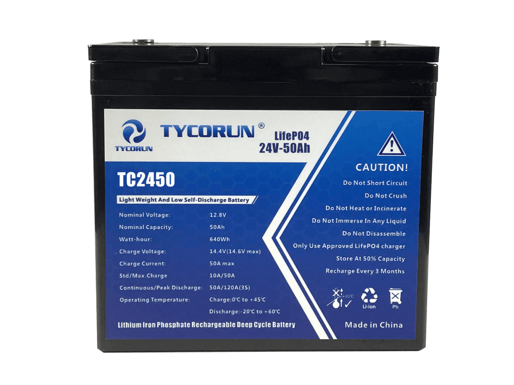 24v 50ah lithium ion battery - TYCORUN ENERGY