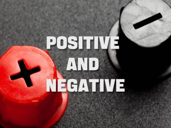 How to distinguish positive and negative battery and operation ...