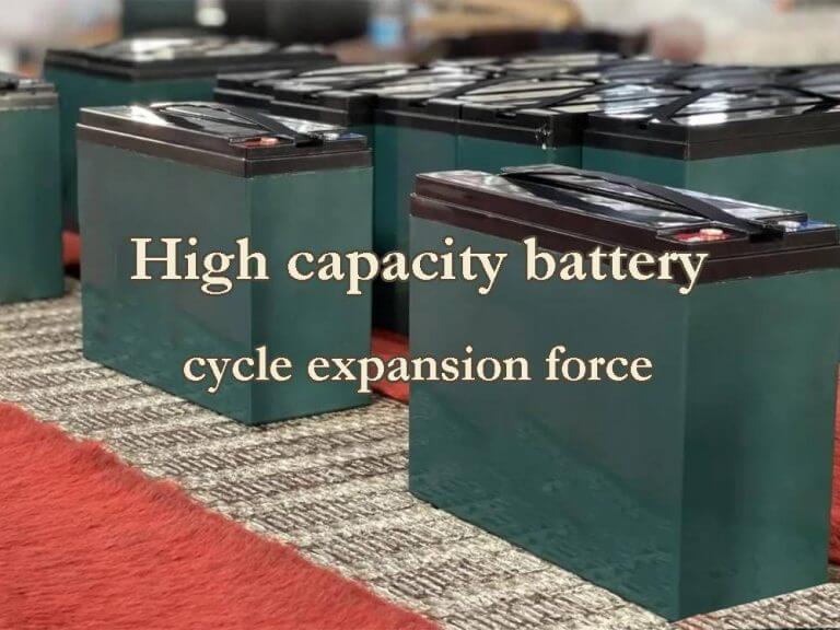 High capacity battery cycle expansion force - TYCORUN ENERGY