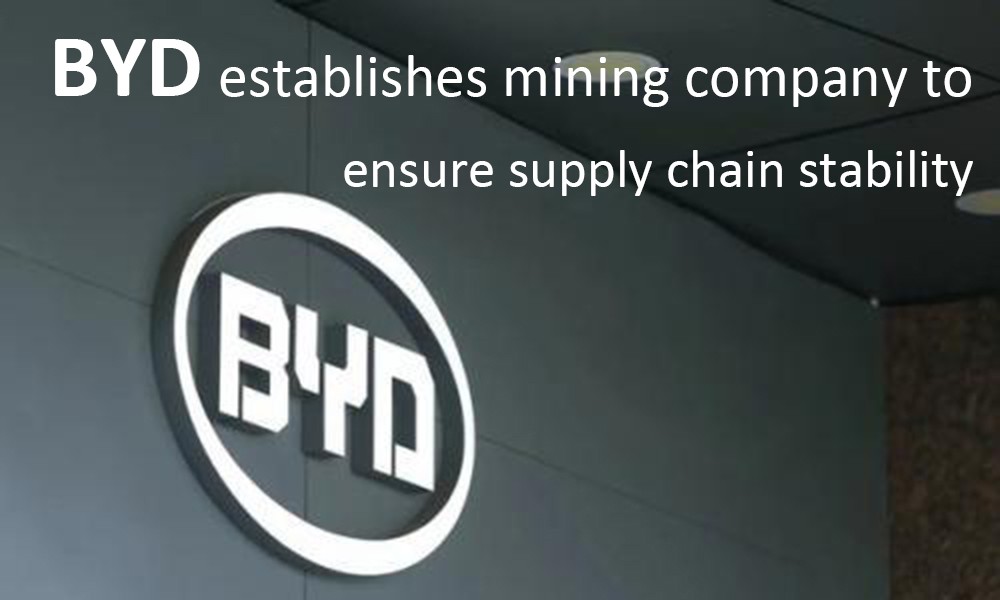 BYD new energy industry layout new actions - TYCORUN ENERGY