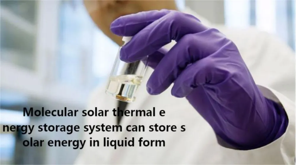 Characteristics of molecular solar thermal energy storage system ...