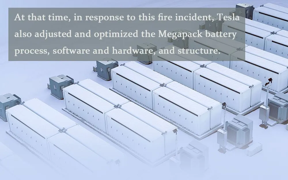 Tesla big energy storage system caught fire - TYCORUN ENERGY