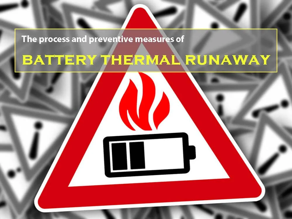 Process and preventive measures of battery thermal runaway - TYCORUN ENERGY