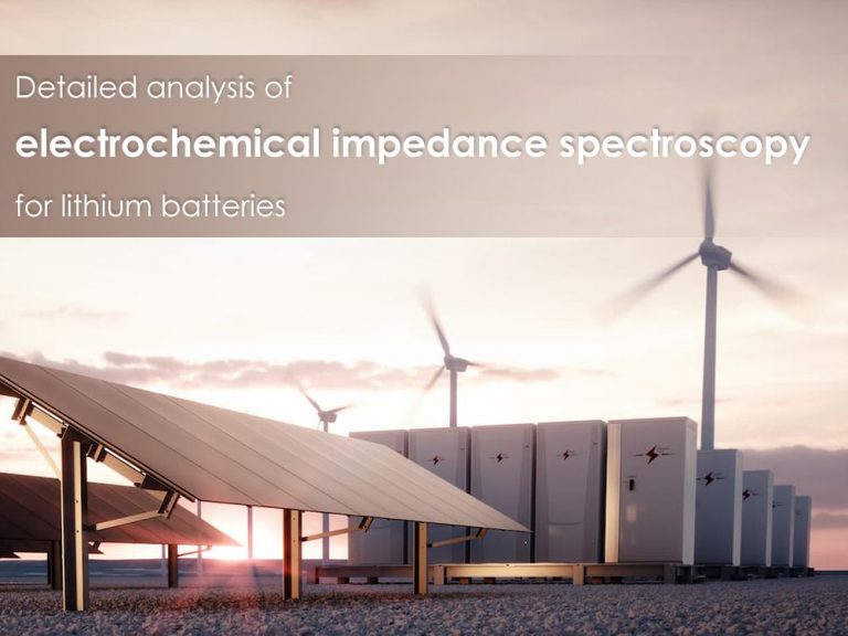 Detailed analysis of electrochemical impedance spectroscopy for lithium batteries - TYCORUN ENERGY
