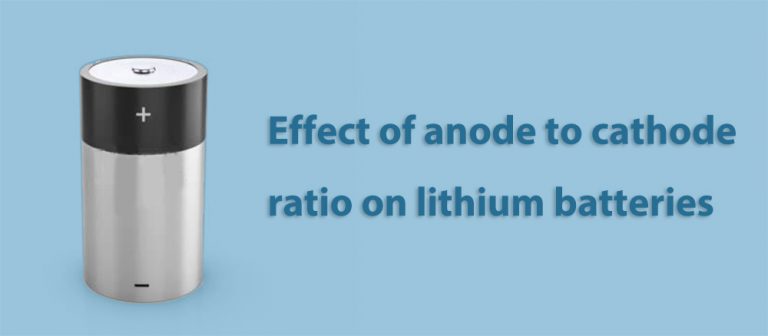 Design anode to cathode ratio of lithium-ion battery - TYCORUN ENERGY