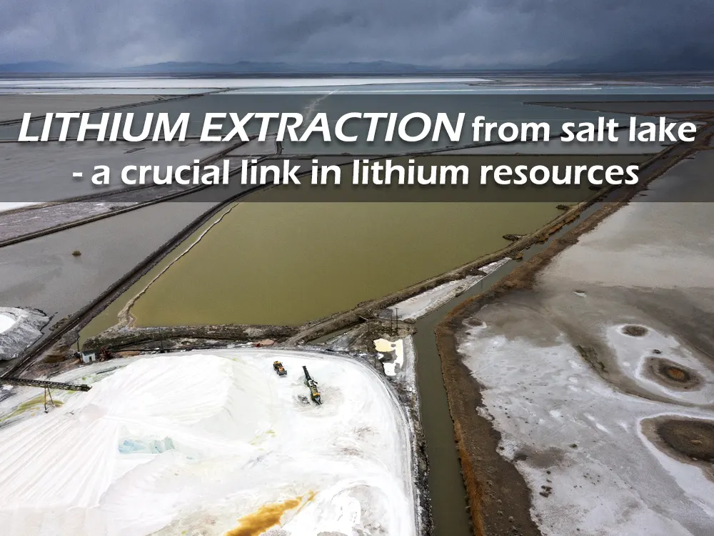Lithium extraction from salt lake - a crucial link in lithium resources ...
