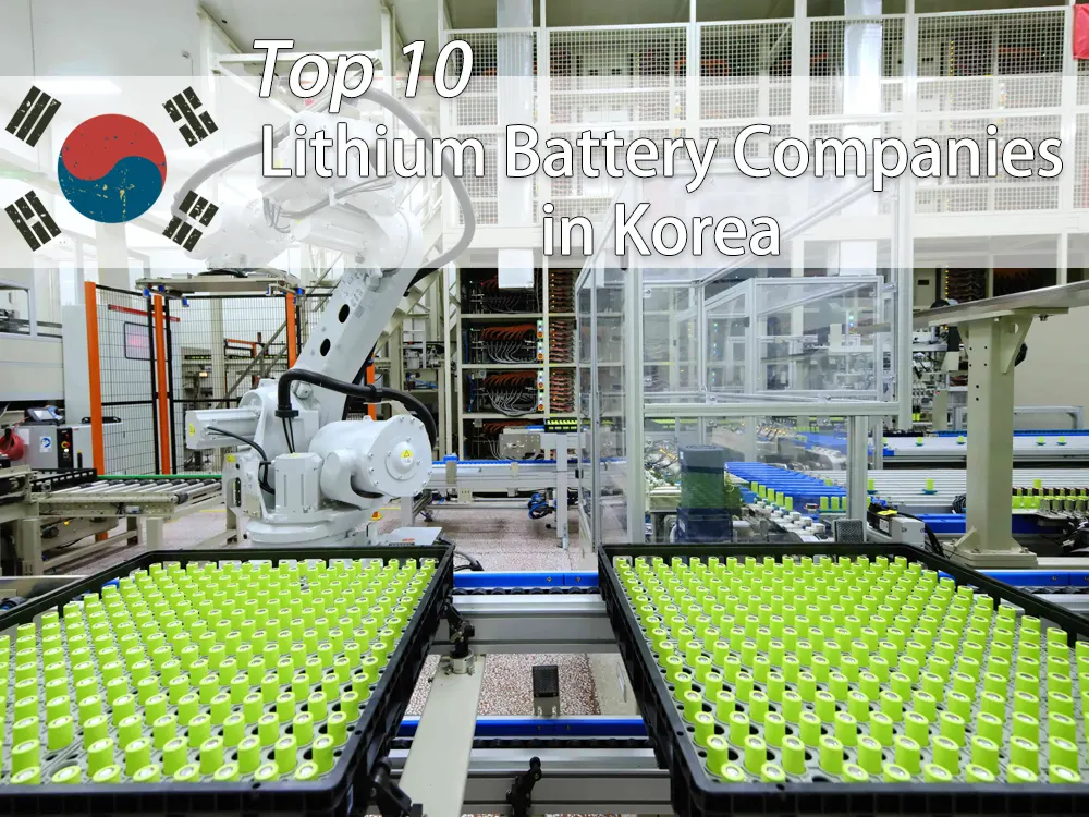 Top 10 lithium battery companies in Korea - TYCORUN ENERGY