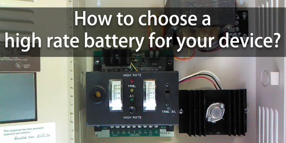 Comprehensive understanding of high rate battery and its applications ...