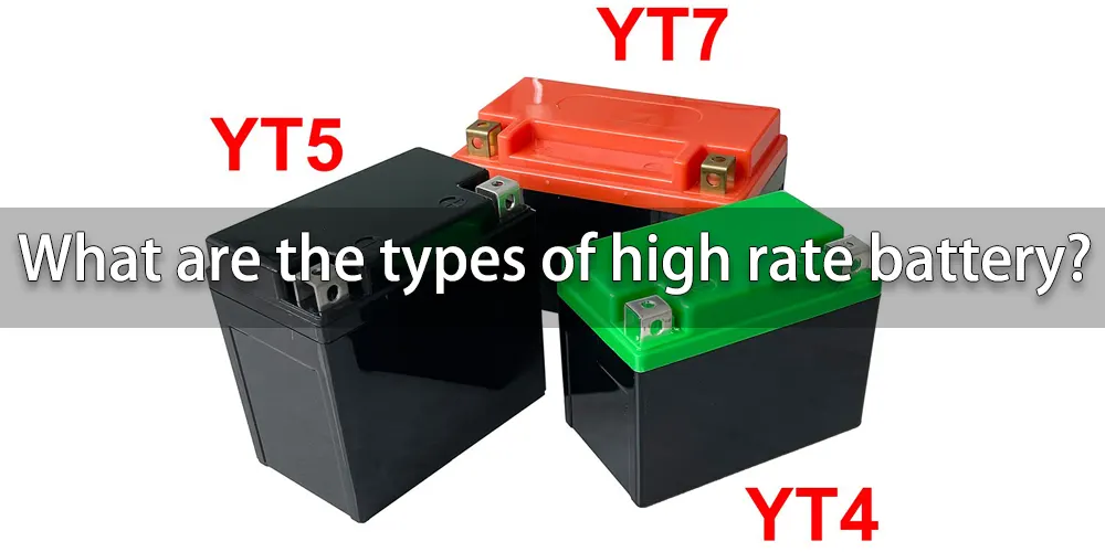 Comprehensive understanding of high rate battery and its applications ...
