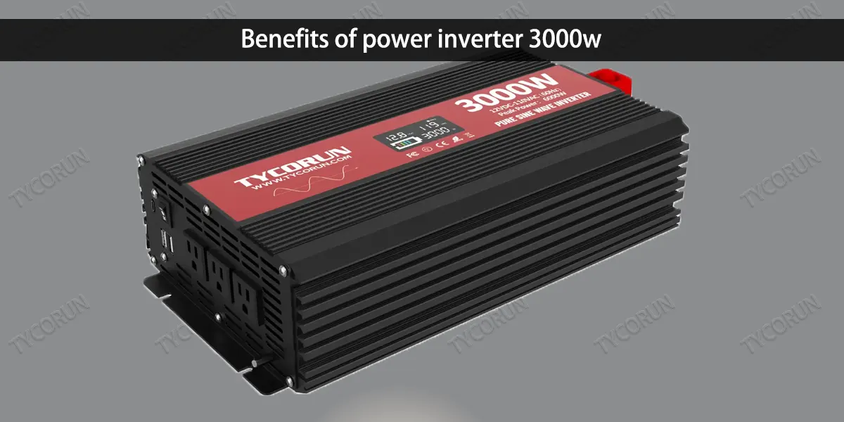 Power inverter 3000w pure sine wave - TYCORUN ENERGY