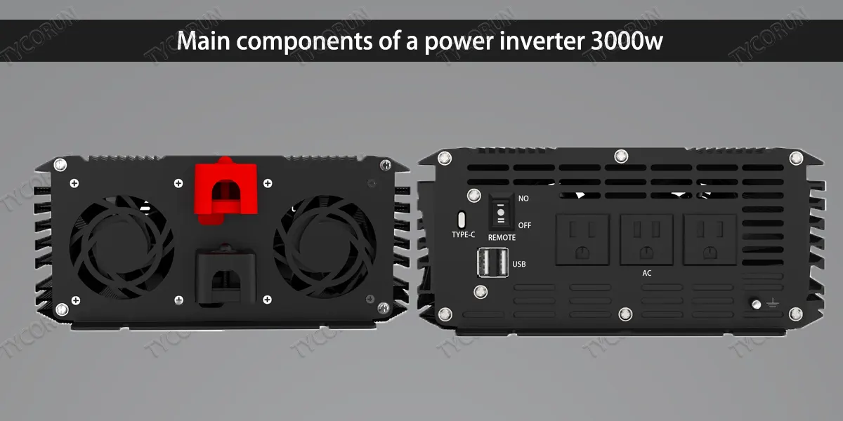 Power inverter 3000w pure sine wave - TYCORUN ENERGY