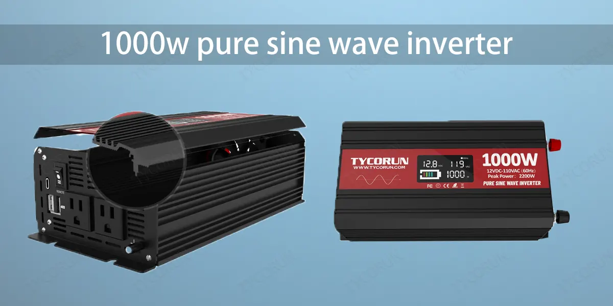 1000w inverter pure sine wave inverter 1000w - TYCORUN ENERGY