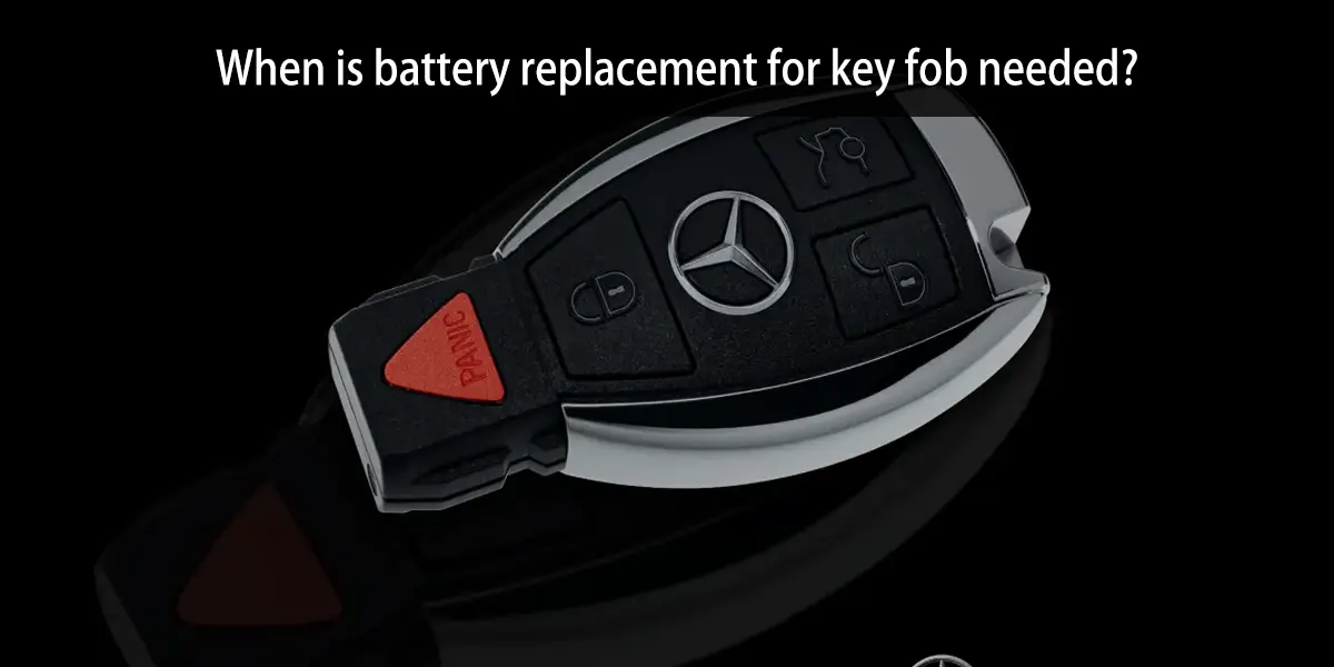 Battery for key fob - Replacement steps and precautions
