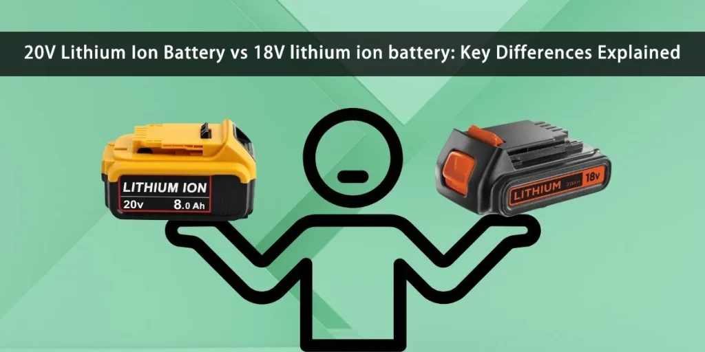 20v Lithium Ion Battery vs 18v Explained: Voltage, Applications, and ...