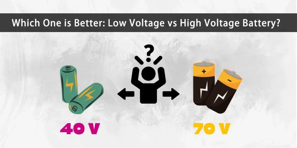 Low Voltage vs High Voltage Battery: Differences, Pros & Cons, and Best ...