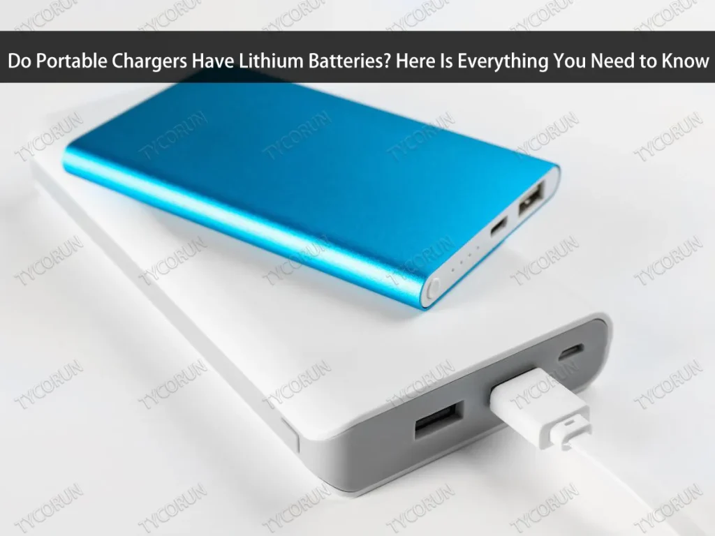 Do Portable Chargers Have Lithium Batteries? Here Is Everything You Need to Know - TYCORUN ENERGY